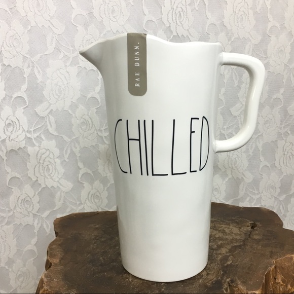 Rae Dunn | Dining | Brand New Rae Dunn Melamine Chilled Pitcher Black ...